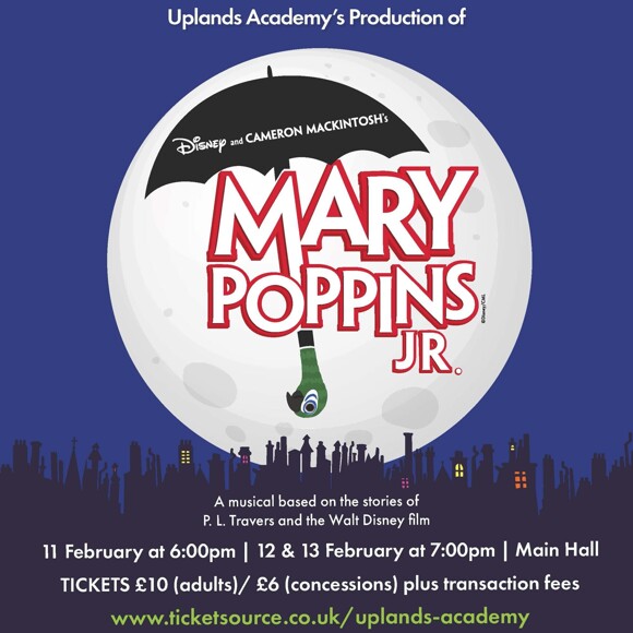 Mary Poppins JR. school production - Latest News - Uplands Academy